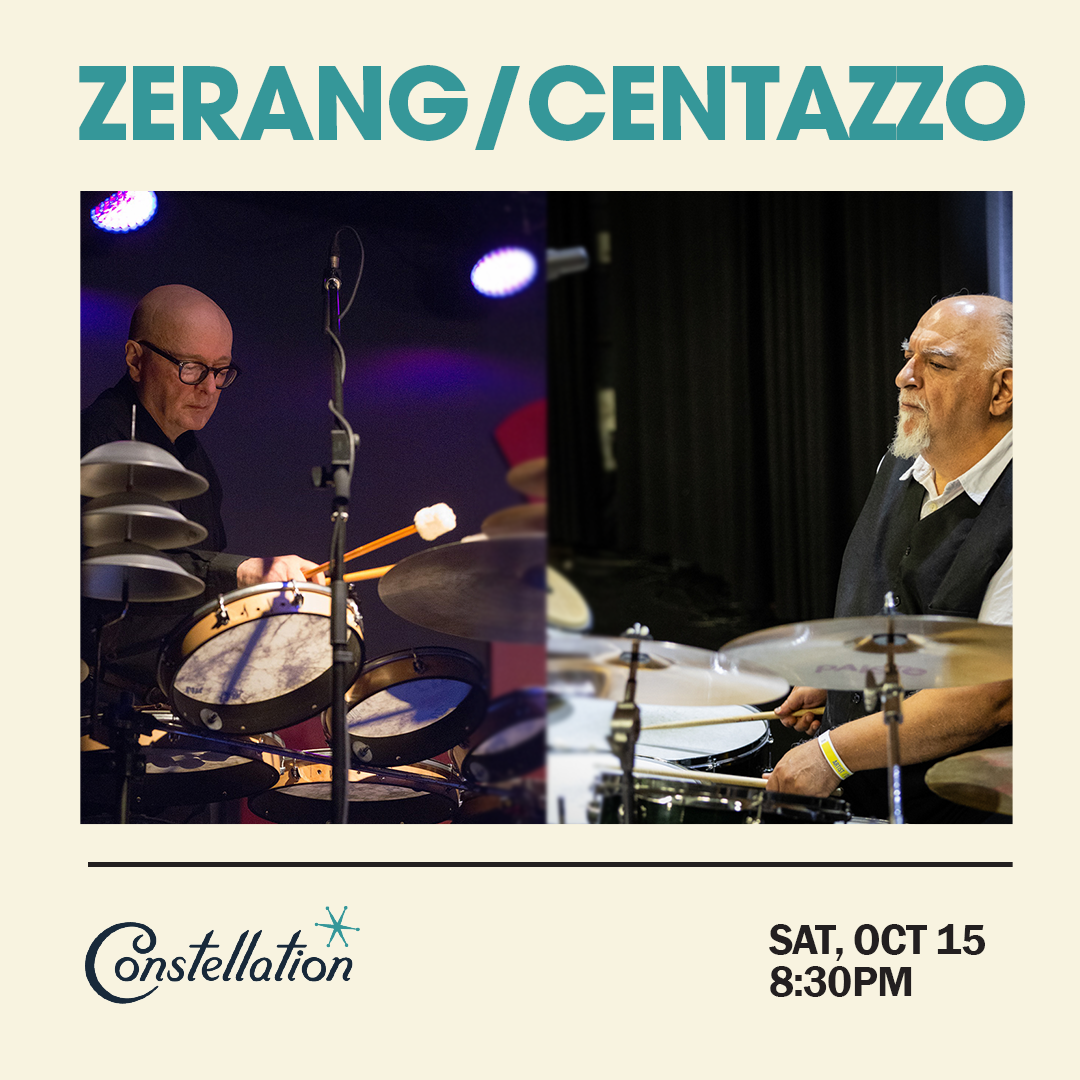 CONCERT CANCELLED – Andrea Centazzo / Michael Zerang Duo | Performance | Michael Zerang